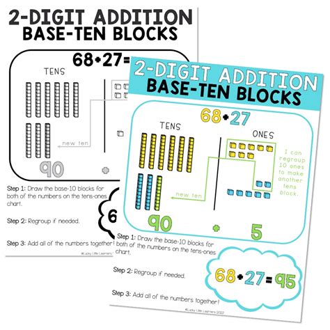 Lucky To Learn Math 2 Digit And 3 Digit Addition And Subtraction Unit 3 Anchor Chart 2