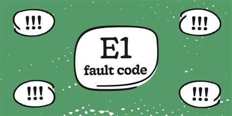 What Does E1 Mean On A Boiler E1 Error Code Solutions