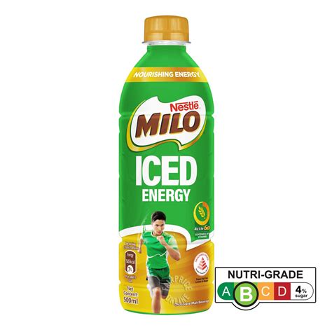 Milo Chocolate Malt Milk Bottle Drink Iced Energy Ntuc Fairprice
