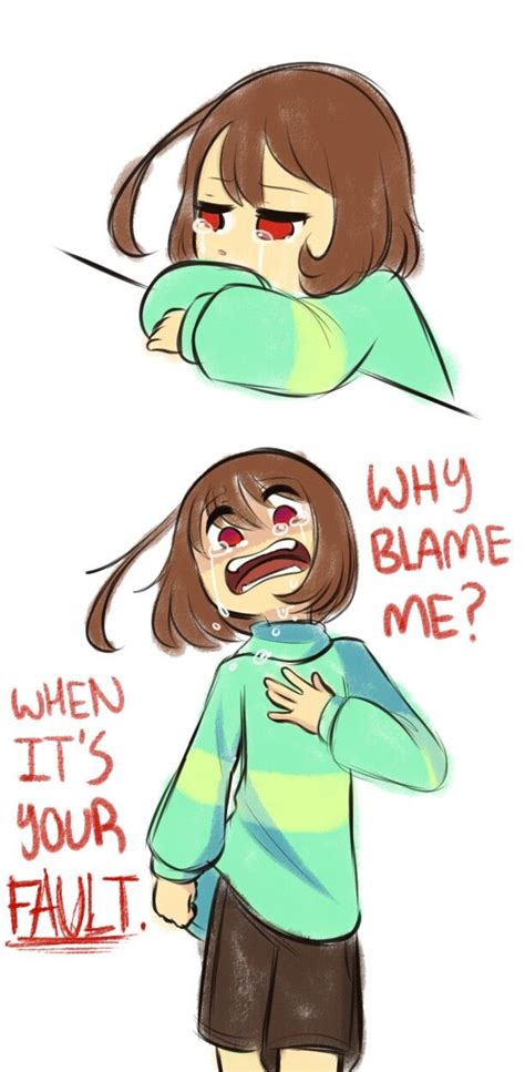 Dont Blame Chara She Did Nothing It Is The Player Undertale Personajes Undertales