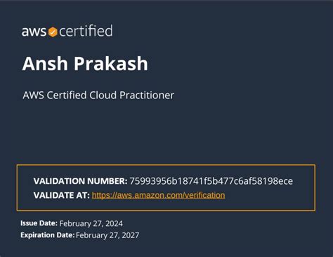 Ansh Prakash On Linkedin Awscertified Cloudpractitioner