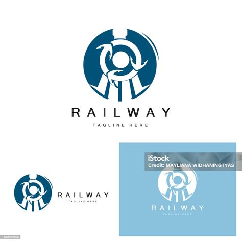 기차 로고 디자인 빠른 기차 트랙 벡터 빠른 운송 차량 그림 디자인 적합 기관차 철도 회사 육상 운송 및 빠른 배달 0명에 대한 스톡 벡터 아트 및 기타 이미지 Istock