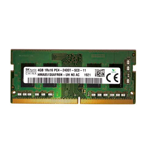 مشخصات، قیمت و خرید رم لپ تاپ Ddr4 تک کاناله 3200مگاهرتز Cl15 اس کی هاینیکس مدل Pc4 3200 ظرفیت 4