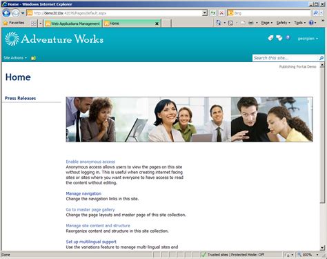 Mixed Anonymous And Secure Content With Sharepoint 2010 Chris Coulson