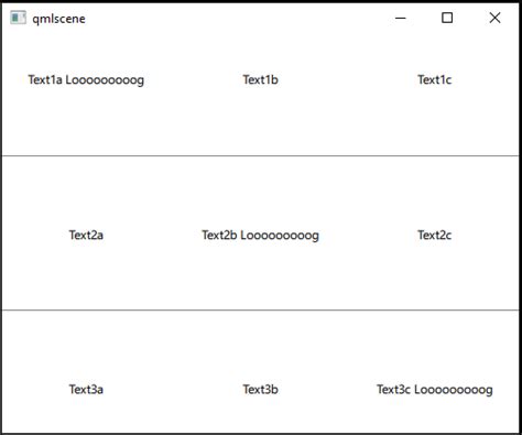 Table Of Elements Using Columnlayout And Rowlayout Qt Forum