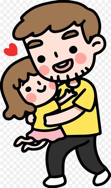 卡通爸爸和女儿矢量png图片素材下载 图片编号ynwzgwbq 免抠素材网