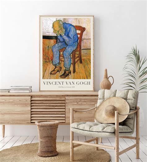 Vincent Van Gogh Poster Old Man In Sorrow Downloadable Poster