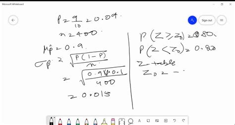 Solved Normal Distribution Has A Mean Of 80 And A Standard Deviation Of 20 Find The 65