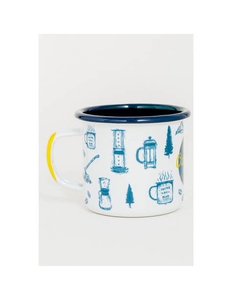 United By Blue Outdoors Enamel Steel Mug 12 Oz Wilderoben