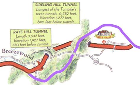 Pennsylvania Highways Pennsylvania Turnpike S Abandoned Sections