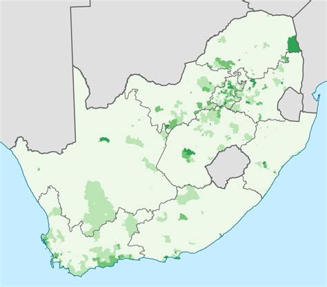 Whites As A Percentage Of The Population In Various Parts Of South