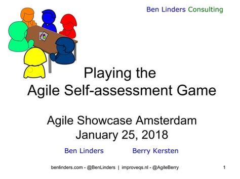 Playing The Agile Self Assessment Game At Agile Showcase Amsterdam 2018 Ben Linders Berry