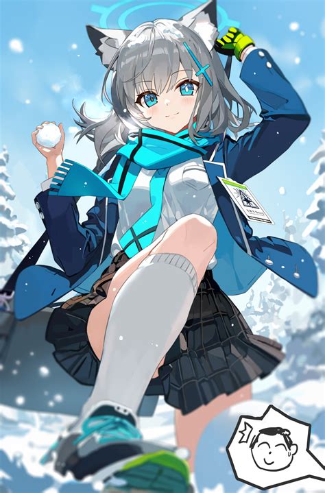 Sensei Doodle Sensei And Shiroko Blue Archive Drawn By Merak