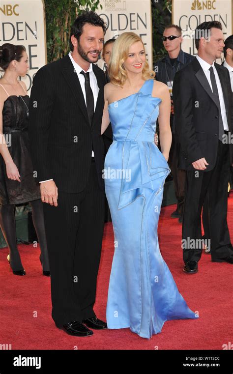 Los Angeles Ca January 11 2009 January Jones At The 66th Annual