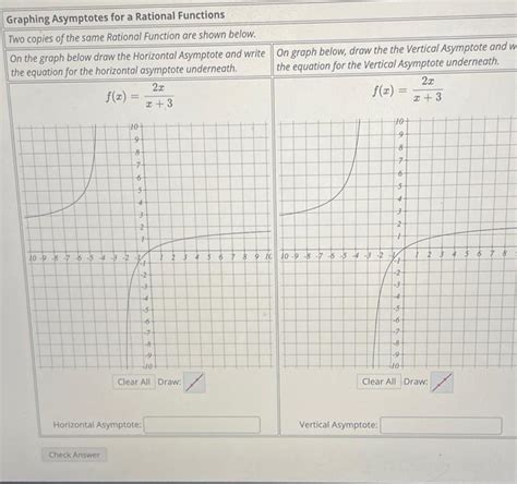 Solved Iraw The Horizontal Asymptote And Write On Graph