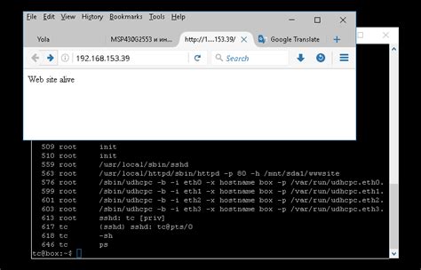 Web Server On Tiny Core On Network Computer
