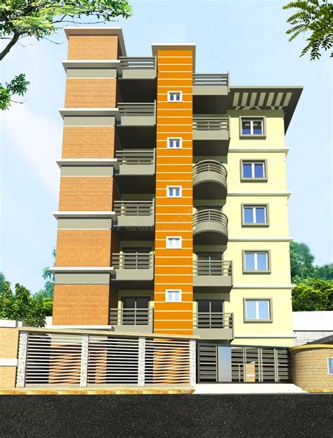 Modern Residential Apartment Design With Vibrant Colors Perfect For
