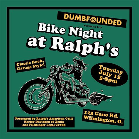 Bike Nights Every Tuesday At Ralphs American Grill Facebook