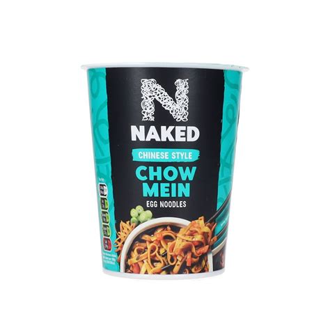Naked Chinese Chow Mein Noodles 78g Noodles Pasta Pasta Rice