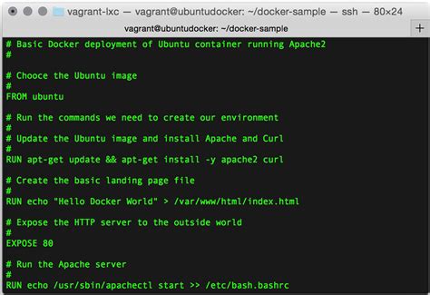 How To Write A Good Dockerfile