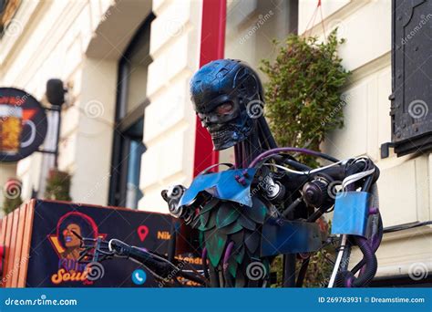 Statue Of The Robot At Ghibli Museum Editorial Image 132592976