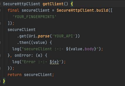 How To Secure Mobile Apps By Ssl Pinning In Flutter