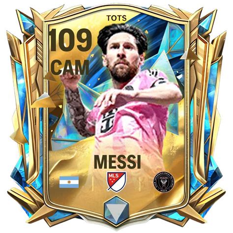 Messi Fifa 23 Gold Card Messi Card Fc Mobile Lionel Messi Cr7