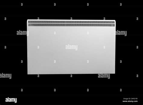 Electric Heater Battery Isolated On Black Background Radiator Home Electric Heater Convector