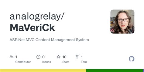 GitHub Analogrelay MaVeriCk ASP Net MVC Content Management System