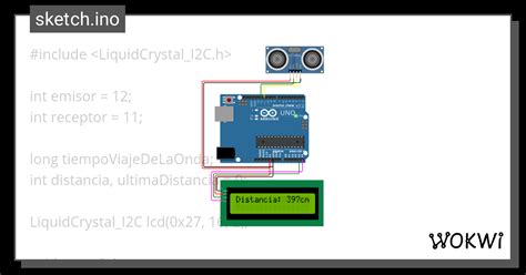 Sensorultrasonico Wokwi Esp32 Stm32 Arduino Simulator