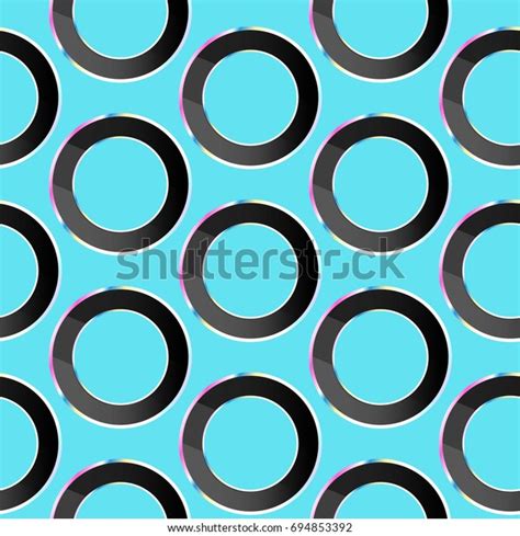 Glass Circle Pattern Vector Stock Vector Royalty Free 694853392