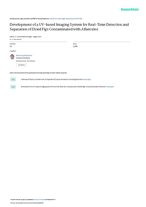 Development Of A Uv Based Imaging System For Real See Discussions Stats And Author Profiles