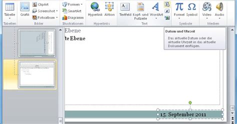 Powerpoint Datum Einfügen Pctipp Ch