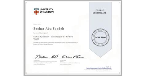 bashar abu saadeh on linkedin completion certificate for global