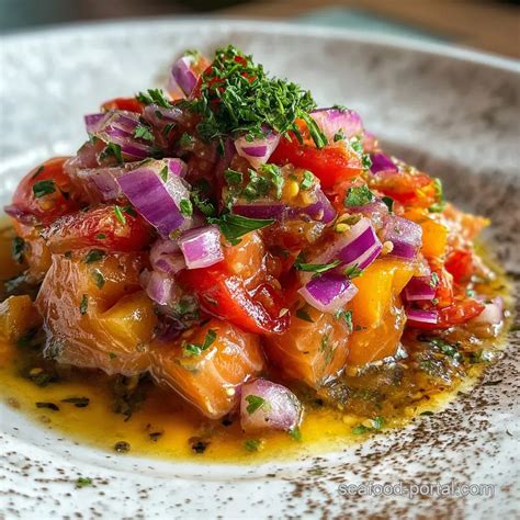 Easy Lomi Lomi Salmon Recipe With Fresh Tomato Seafood Portal