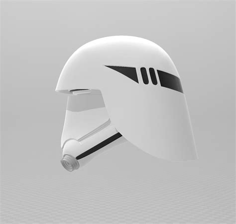 Star Wars Tfa First Order Snowtrooper Flametrooper Helmet 3d Model 3d