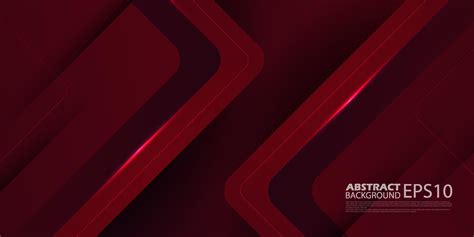 Futuristic Design Dark Red Triangle Geometric Vector Background Overlap Layer On Black Space For
