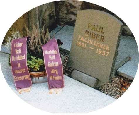 Datei Tafel Mit Den Daten Von Paul Biber Am Friedhof  Watch Wiki