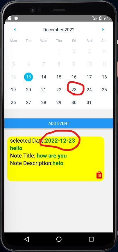 Reactjs React Native Calendrer Working Properly But I Want If Add