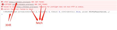 fetch doesn t properly handle errors from pre flight responses with