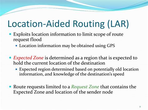 Ppt Location Aided Routing Lar Powerpoint Presentation Free