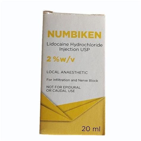 Lidocaine Hydrochloride Injection 2 Wv 20ml At ₹ 25vial In Ahmedabad