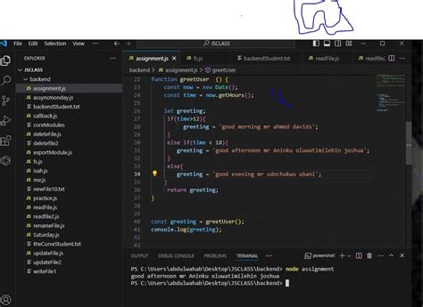 Isah Abdulwahab On Linkedin Assignment On Javascript Puff Its Brainstorming The Curve Africa