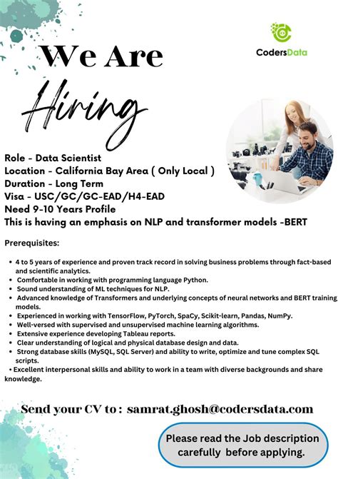 Coders Data On Linkedin Hiring Applynow Connections Jobalert