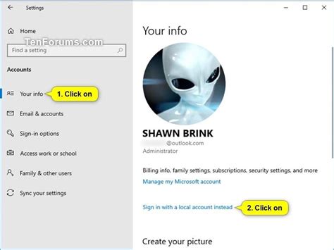 How To Switch To A Local Account From A Microsoft Account On Windows Hot Sex Picture
