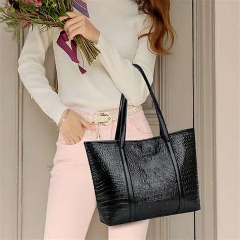 Badu Bg Винтидж Pu кожена дамска чанта с голям капацитет Пазарска чанта през рамо Пътна дамска