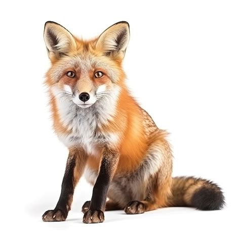 Premium Ai Image Foxe Isolated On White Background Generate Ai