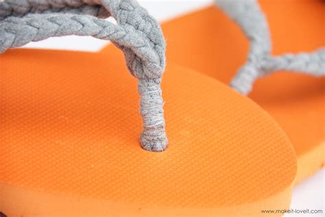 Flip Flop Refashion Part 1 Braided Straps Make It And Love It