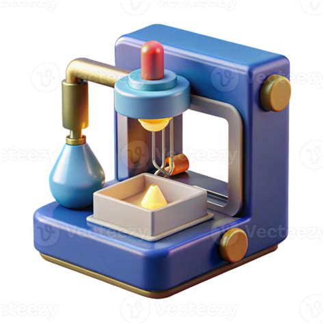 Magnificent Artistic A D Printer Creating A Complex Object In Original 57578691 Png