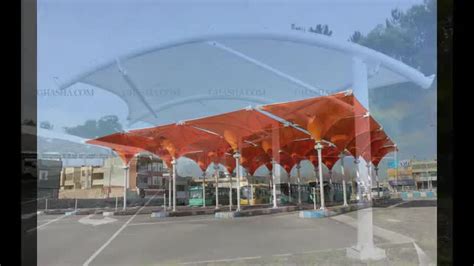 فروش سقف چادری خودروهای کارخانه پارکینگ چادری حیاط اداره نماشا